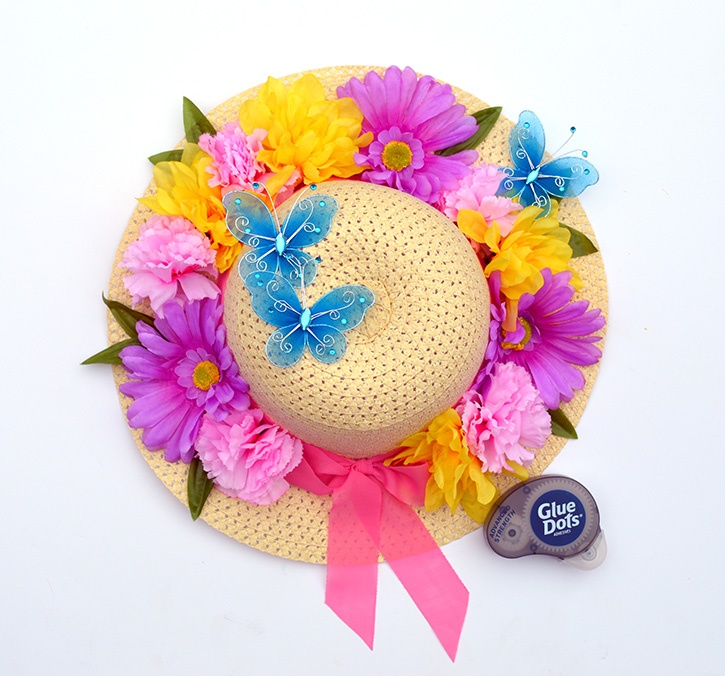 DIY Spring Hat Wreath