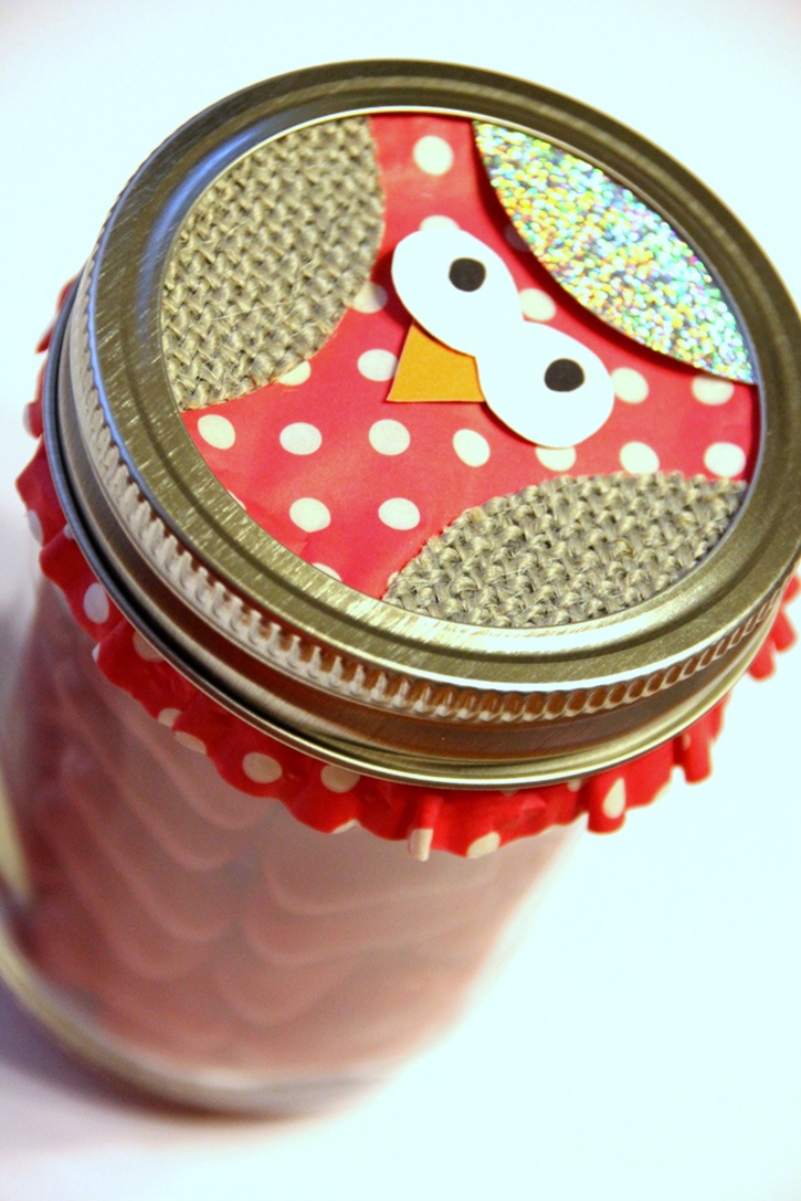 Owl Mason Jar Topper