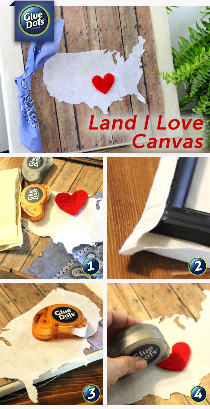 "Land I Love" Canvas
