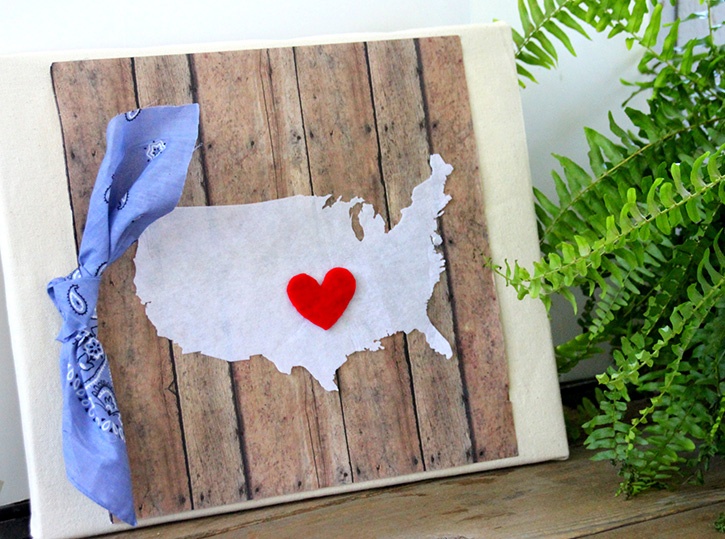 "Land I Love" Canvas