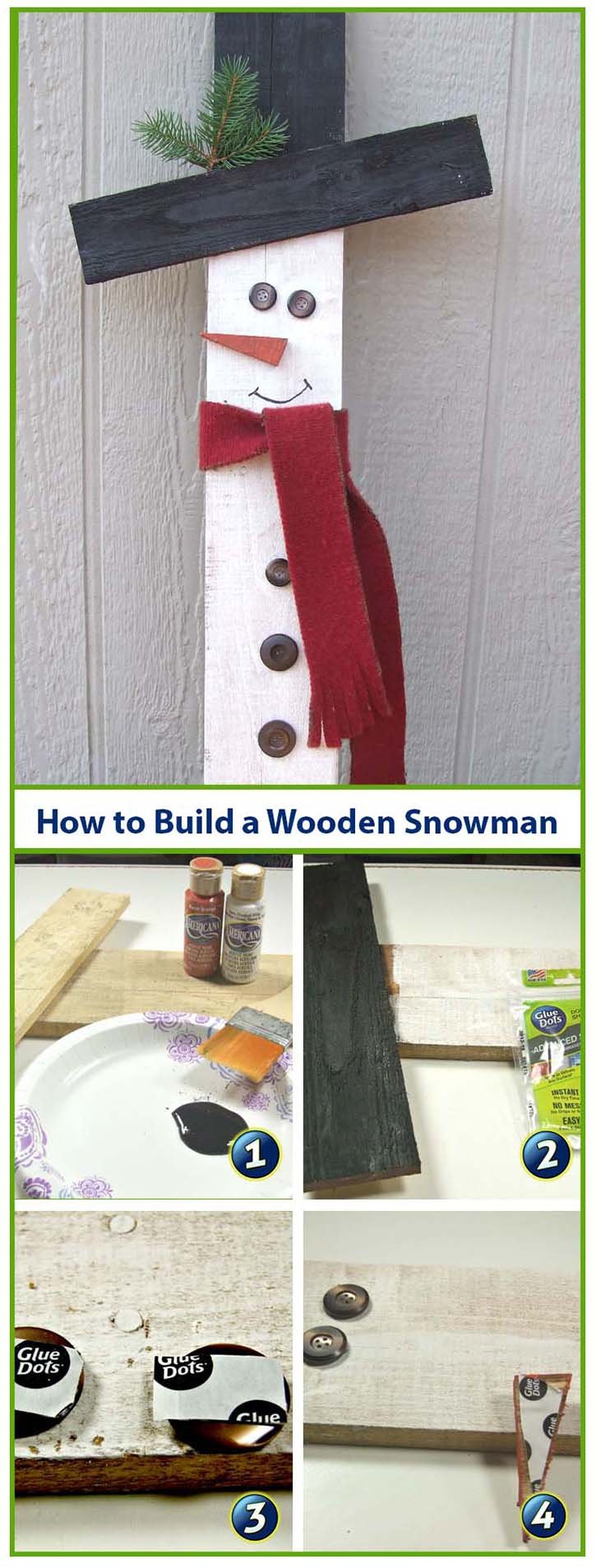 How to Make A Wooden Snowman with Advanced Strength Adhesive