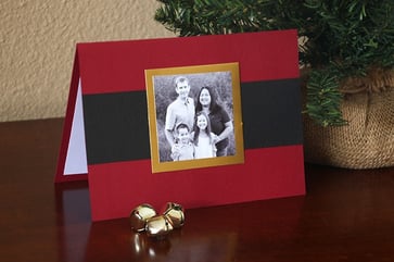 Santa Belt Buckle Card