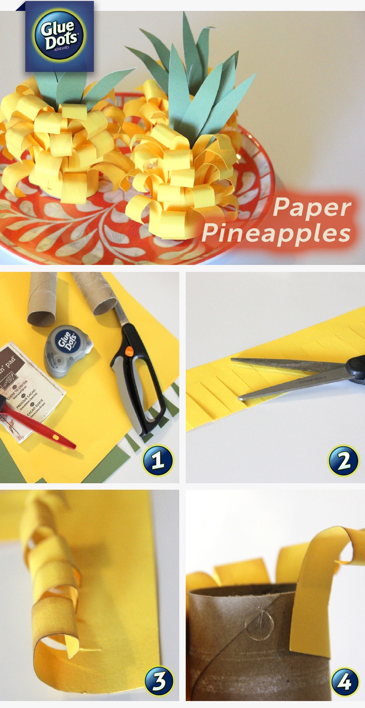 Paper Pineapples
