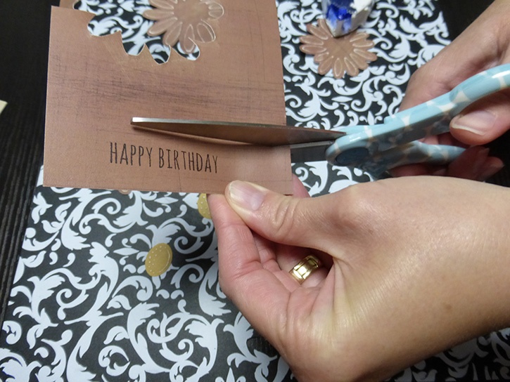 Dry Embossed Birthday Card