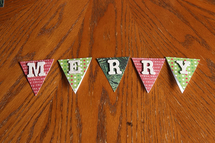 Merry Gift Wrap Banner