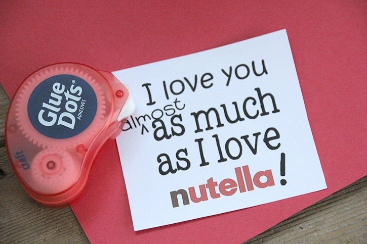 Love you like Nutella
