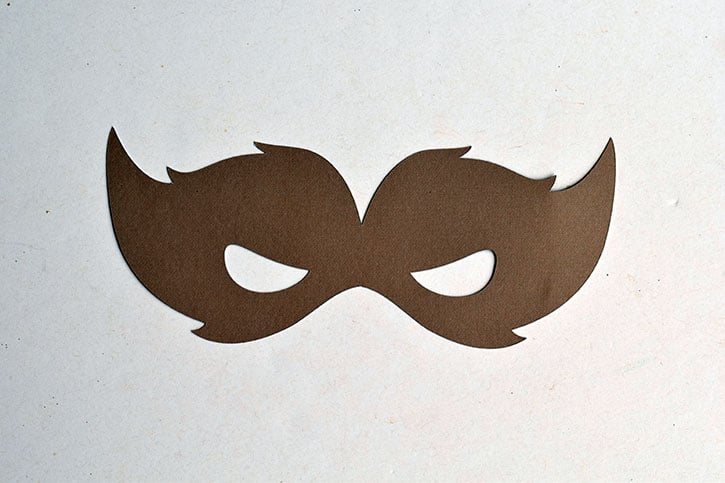 No-Sew Halloween Eye Mask