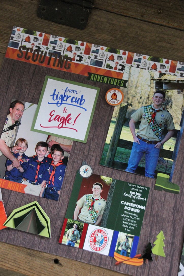 Scrapbooking with a Kit