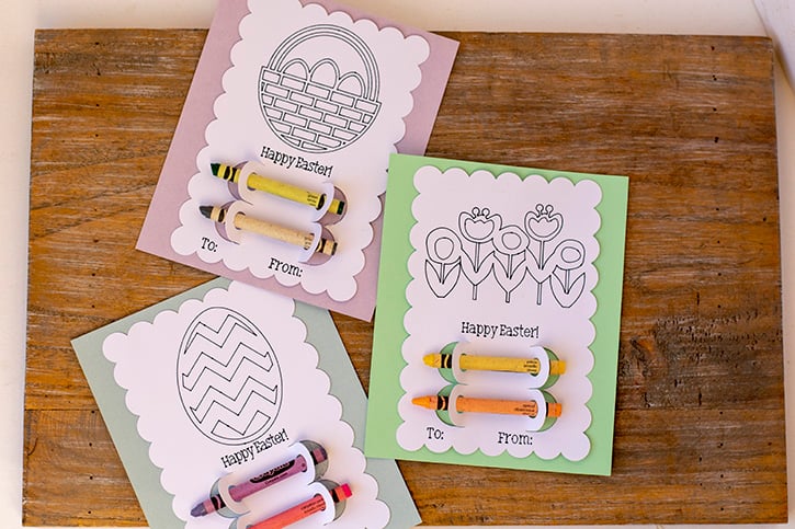 Easter Coloring Cards