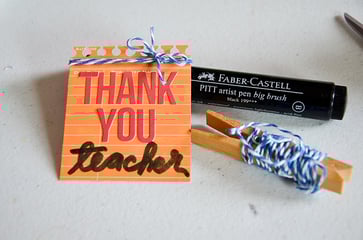 Thank You Teacher Treat Bag