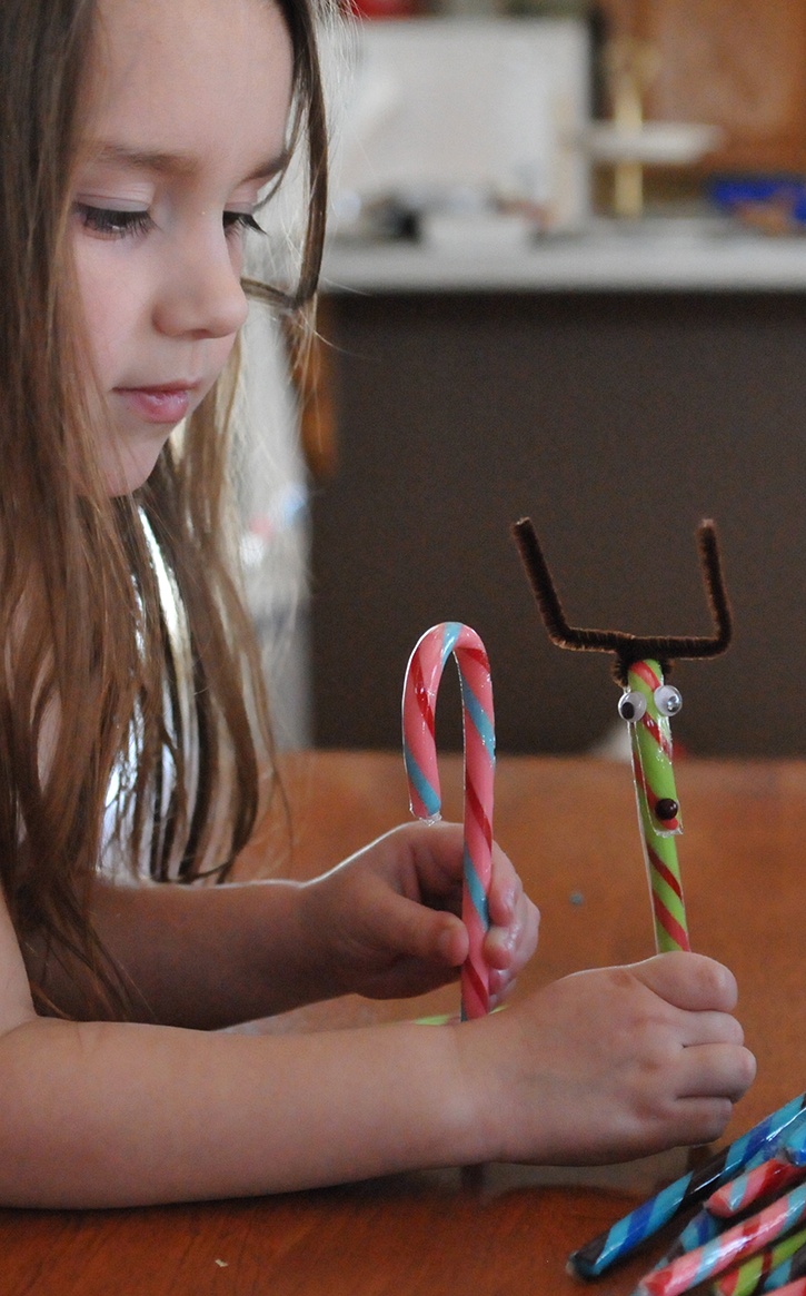 Reindeer Candy Canes