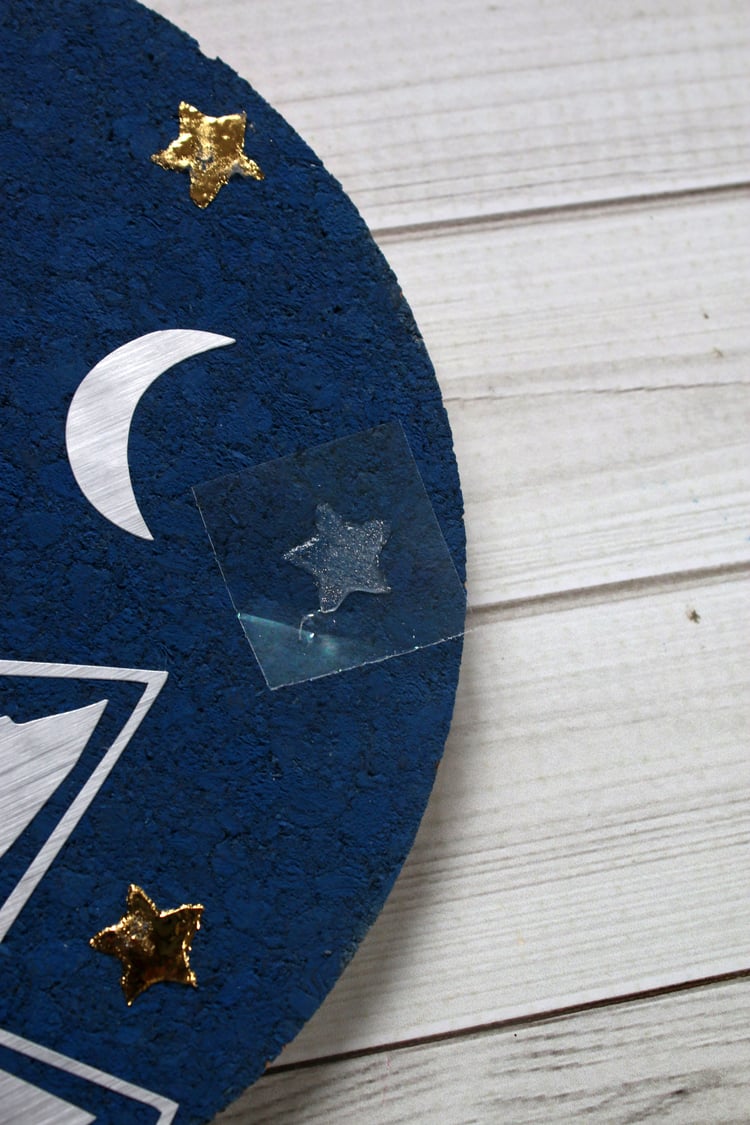 Foiling Adhesive Shapes