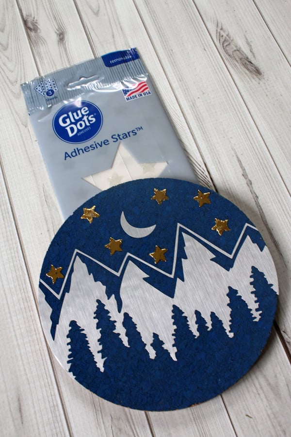 Foiling Adhesive Shapes