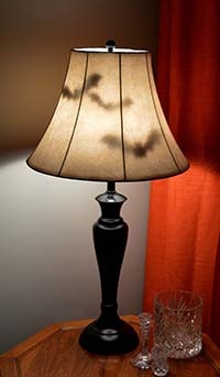 Spooky. Scary. Fun. - Bat Lamp Halloween Decoration