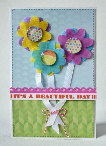 "It's a Beautiful Day" Spring Card