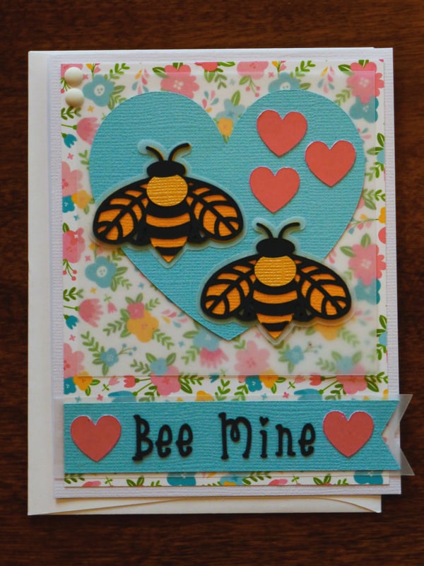 Bee Mine Valentine's Day Card
