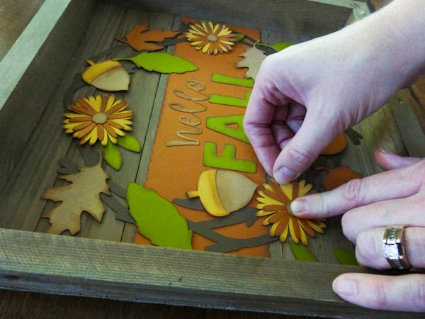 ‘Hello, Fall’ Shadow Box